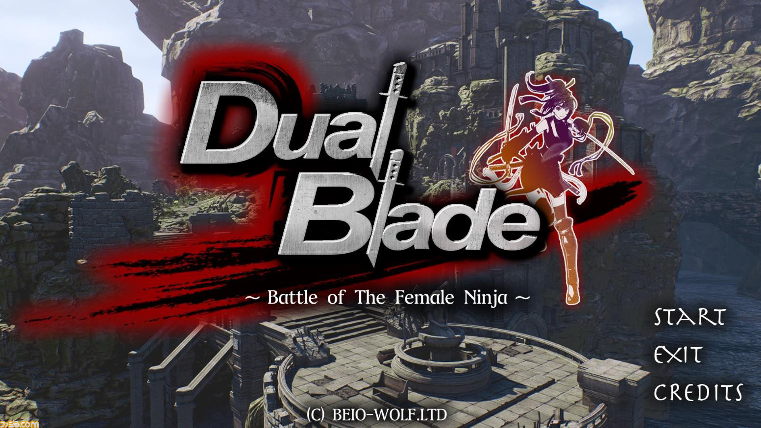 『Dual Blade ～ Battle of The Female Ninja』の発売日が決定！Switchは10月1日、PS4は11月1日 ...