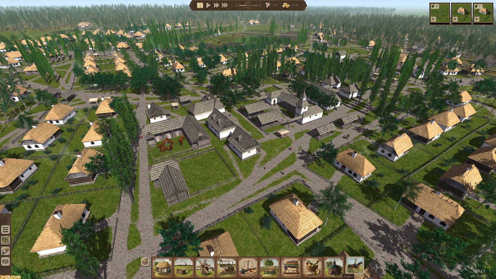 『Ostriv』18世紀のウクライナを舞台にした都市育成シム【とっておきインディー】 | ゲーム・エンタメ最新情報のファミ通.com