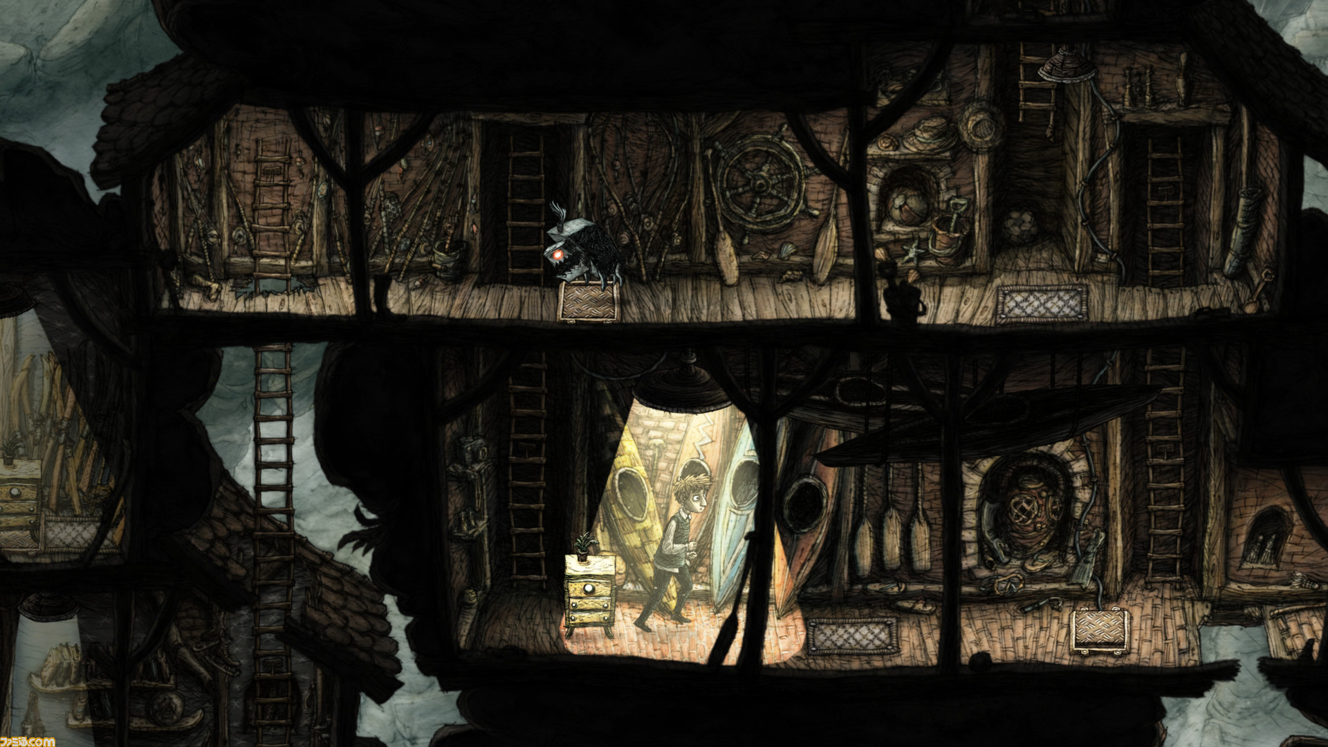 『Creaks』Switch＆PS4版が本日より配信開始。手描きビジュアルで描かれる世界観が美しいホラーパズルADV | ゲーム・エンタメ最新 ...