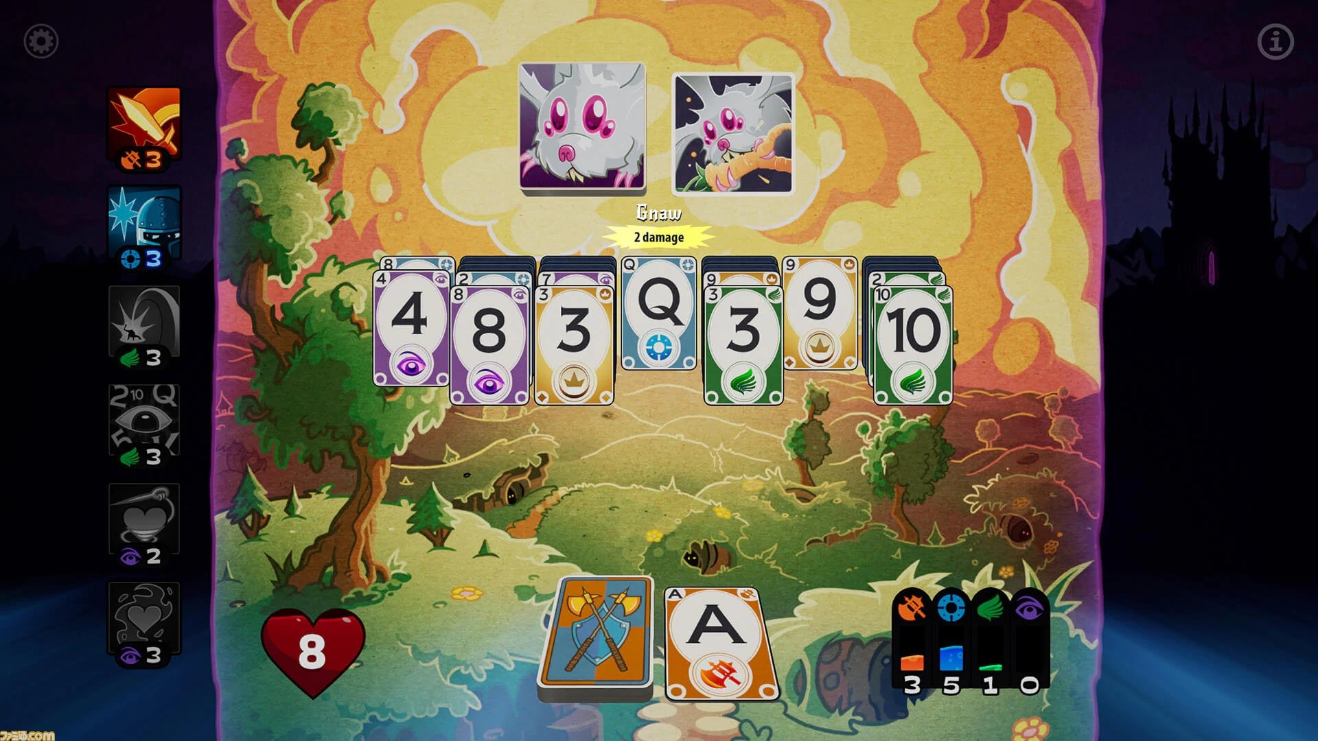 Epic Gamesストア、『Solitairica』を12月31日1時まで無料配布。『ソリティア』とRPGを融合させた中毒性の高いカード ...