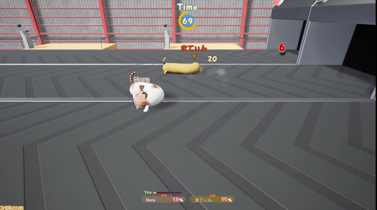 ネコのような生物が大乱闘する『nyaaaanvy』がsteamで早期アクセス開始。体をクネクネしつつ相手を落下させ最後の1匹を目指す ゲーム・エンタメ最新情報のファミ通com