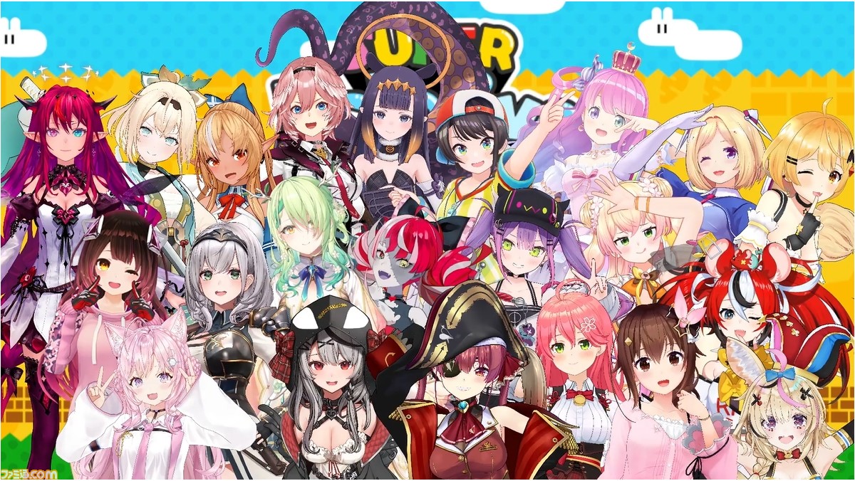 【ホロライブ】『スーパーホロライブワールド』がGW企画として5月6日に実施。『スーパーマリオメーカー2』でホロライブメンバーが競い合う | ゲーム・エンタメ最新情報のファミ通.com