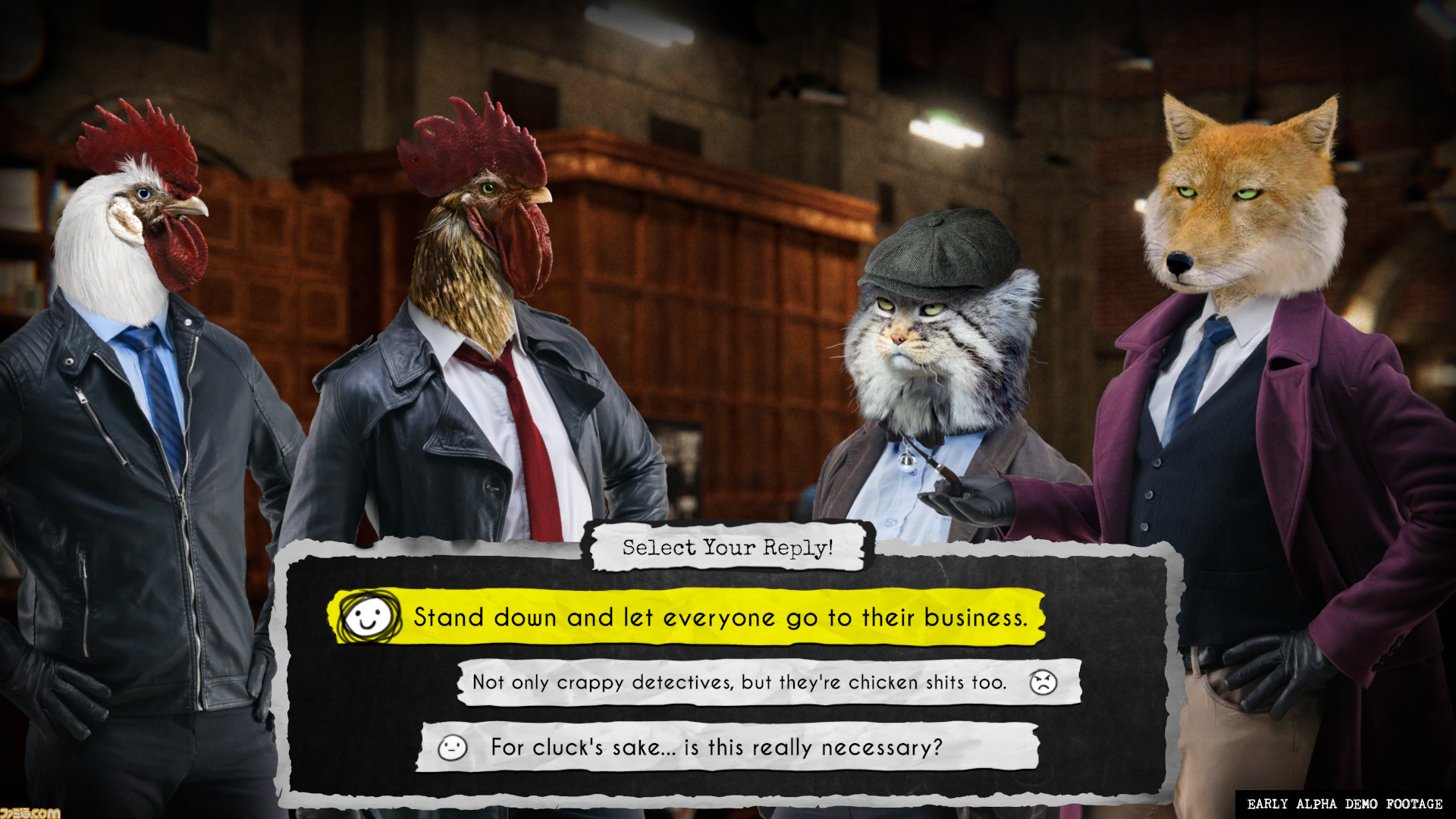 『Chicken Police - Into the HIVE!』ニワトリ刑事コンビが活躍するノワールADVのゲームプレイ映像が公開。今作では ...